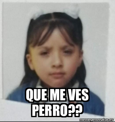Meme Personalizado - Que me ves perro?? - 31996761