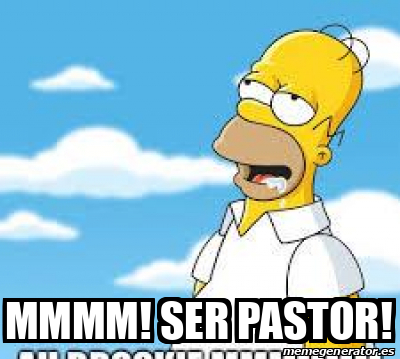 Meme Personalizado - mmmm! ser pastor! - 32011205