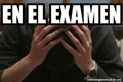 Meme Personalizado - En el examen - 32113858