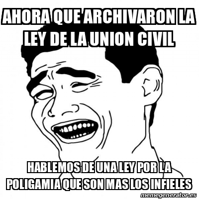 Meme Yao Ming 2 - Ahora que archivaron la ley de la union civil ...