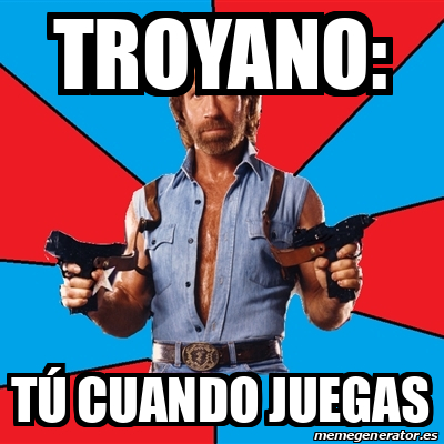 Meme Chuck Norris - Troyano: Tú cuando juegas - 32121248
