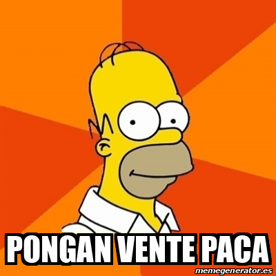 Meme Homer - pongan vente paca - 32122688