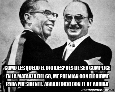 Meme Personalizado - COMO LES QUEDO EL OJO!dESPUÉS DE SER COMPLICE EN ...