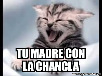 Meme Personalizado - tu madre con la chancla - 32126200