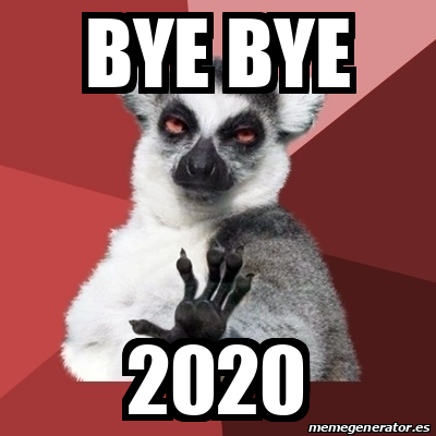 Meme Chill Out Lemur - bye bye 2020 - 32132740