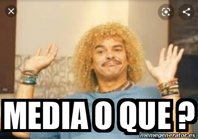 Meme Personalizado - Media o que ? - 32132825
