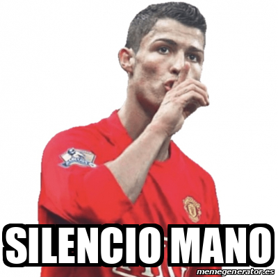 Meme Personalizado - Silencio mano - 32136102