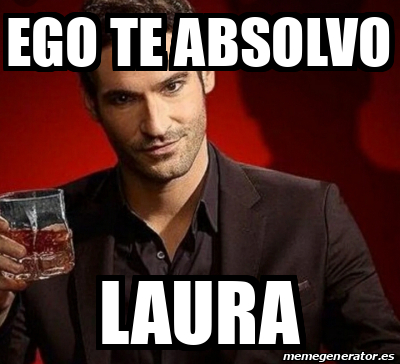 Meme Personalizado - ego te absolvo Laura - 32139074