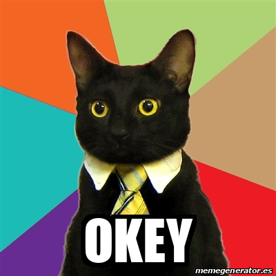 Meme Business Cat - Okey - 32142034