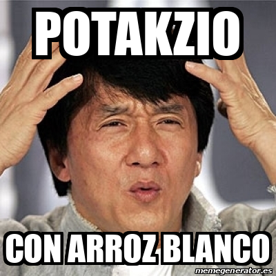 Meme Jackie Chan - Potakzio Con arroz blanco - 32143409