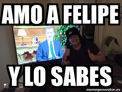 Meme Personalizado - Amo a Felipe Y lo sabes - 32144197