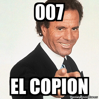 Meme Julio Iglesias - 007 el copion - 32146244
