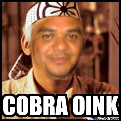 Meme Personalizado - Cobra oink - 32148696