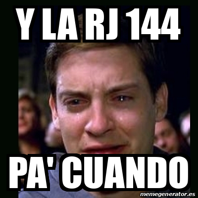 Meme crying peter parker - Y LA RJ 144 PA' CUANDO - 32154520