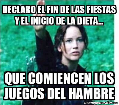 Meme Personalizado - Declaro el fin de las fiestas y el inicio de la ...