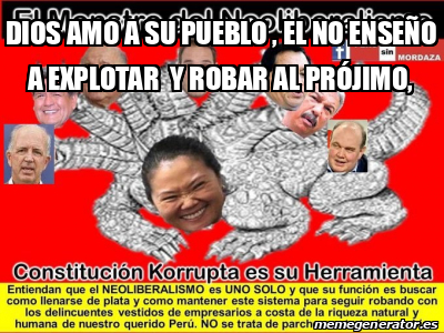 Meme Personalizado - DIOS AMO A SU PUEBLO , EL NO ENSEÑO A EXPLOTAR y ...