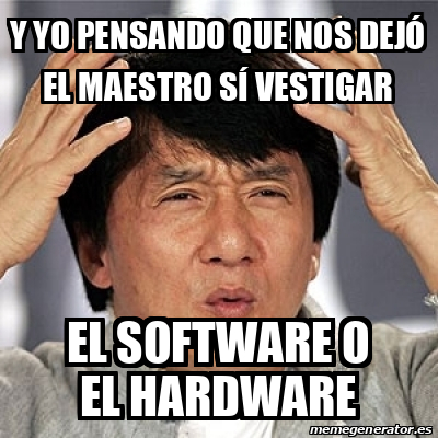 Meme Jackie Chan - Y yo pensando que nos dejó el maestro sí vestigar El ...