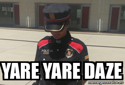 Meme Personalizado - Yare yare daze - 32168147