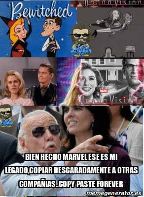 Meme Personalizado - Bien hecho Marvel ese es mi legado,copiar ...