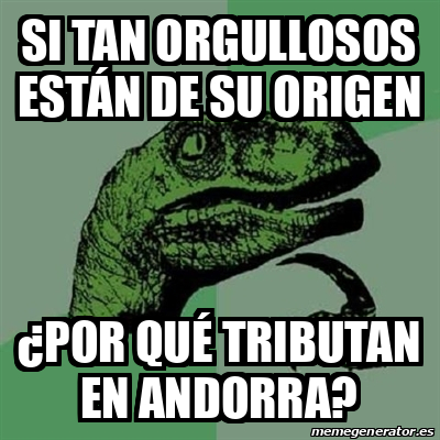 Meme Filosoraptor - Si tan orgullosos están de su origen ¿Por qué ...