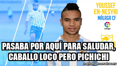 Meme Personalizado - Pasaba por aquí para saludar, caballo loco pero ...