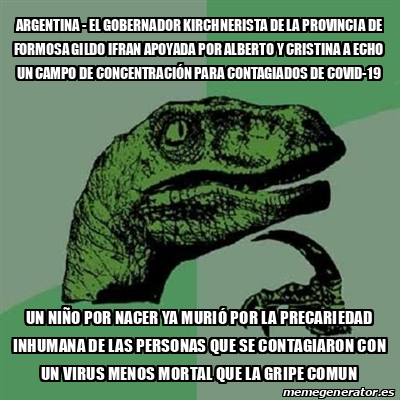 Meme Filosoraptor - ARGENTINA - el gobernador kirchnerista de la ...
