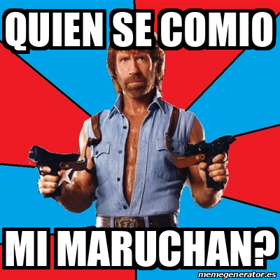 Meme Chuck Norris - quien se comio mi maruchan? - 32182969