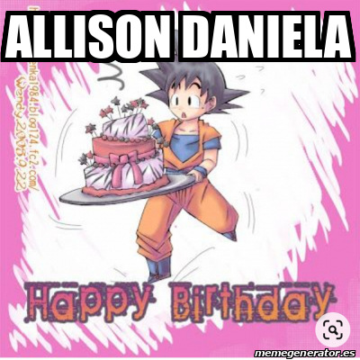Meme Personalizado - Allison Daniela - 32186953