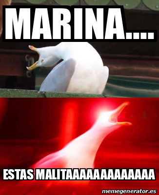 Meme Personalizado - MARina.... ESTAS MALITAAAAAAAAAAAAA - 32192651