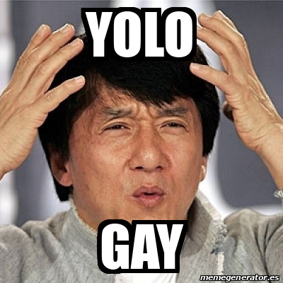 Meme Jackie Chan - YOLO GAY - 32023462