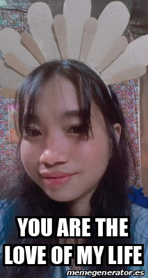 Meme Personalizado - you are the love of my life - 32203014