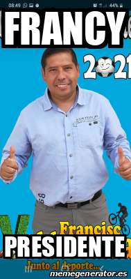 Meme Personalizado - Francy Presidente - 32207370