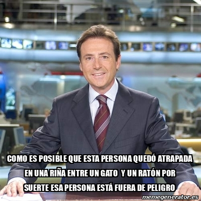 Meme Matias Prats - Como es posible que esta persona quedó atrapada en ...