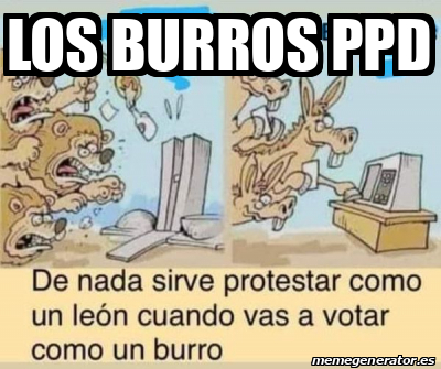 Meme Personalizado - los burros ppd - 32209832