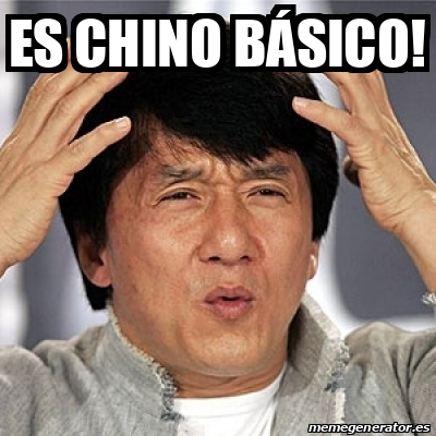 Meme Jackie Chan - es chino básico! - 32218659