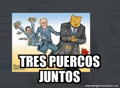 Meme Personalizado - tres puercos juntos - 32219670