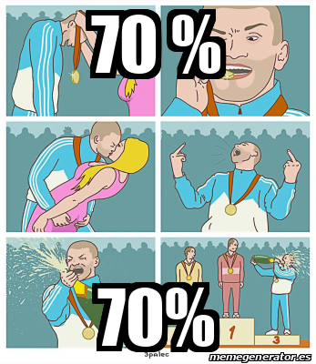 Meme Personalizado - 70 % 70% - 32223376