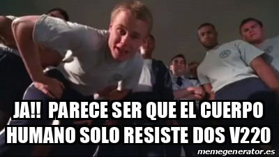 Meme Personalizado - JA!! PARECE ser que el CUERPO HUMANO SOLO RESISTE ...