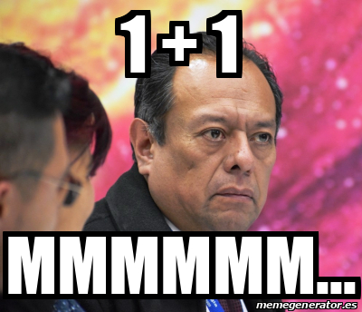 Meme Personalizado - 1 + 1 mmmmmm... - 32232120