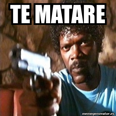 Meme Pulp Fiction - te matare - 32233663