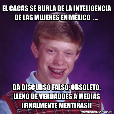 Meme Bad Luck Brian - el cacas se burla de la inteligencia de las ...