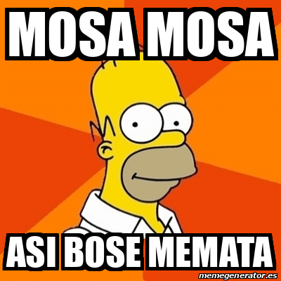 Meme Homer - mosa mosa asi bose memata - 32239218
