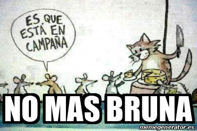 Meme Personalizado - No mas BRUNA - 32254897