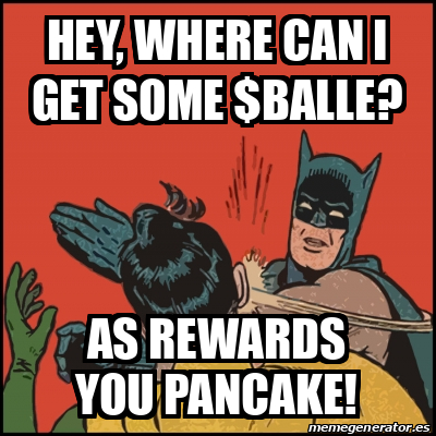 Meme Batman slaps Robin - Hey, where can I get some $BALLE? As rewards ...