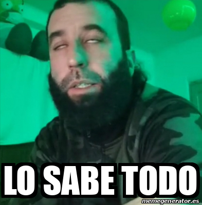 Meme Personalizado - Lo sabe todo - 32261028
