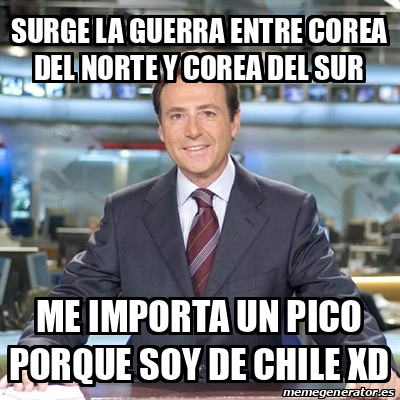 Meme Matias Prats - Surge la guerra entre Corea del Norte y Corea del ...