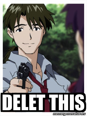 Meme Personalizado - Delet this - 32268784