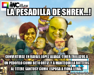 Meme Personalizado - . LA PESADILLA DE SHREK...! CONVERTIRSE EN RAFAEL ...