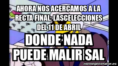 Meme Personalizado - Ahora nos acercamos a la recta final ...