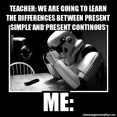 Meme Sad Trooper - TEACHER: WE ARE GOING TO LEARN THE DIFFERENCES ...